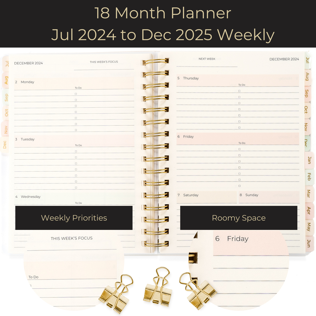 Small Planner 2024-2025 Daily Weekly Monthly Planners 2024-2025 for Wo ...