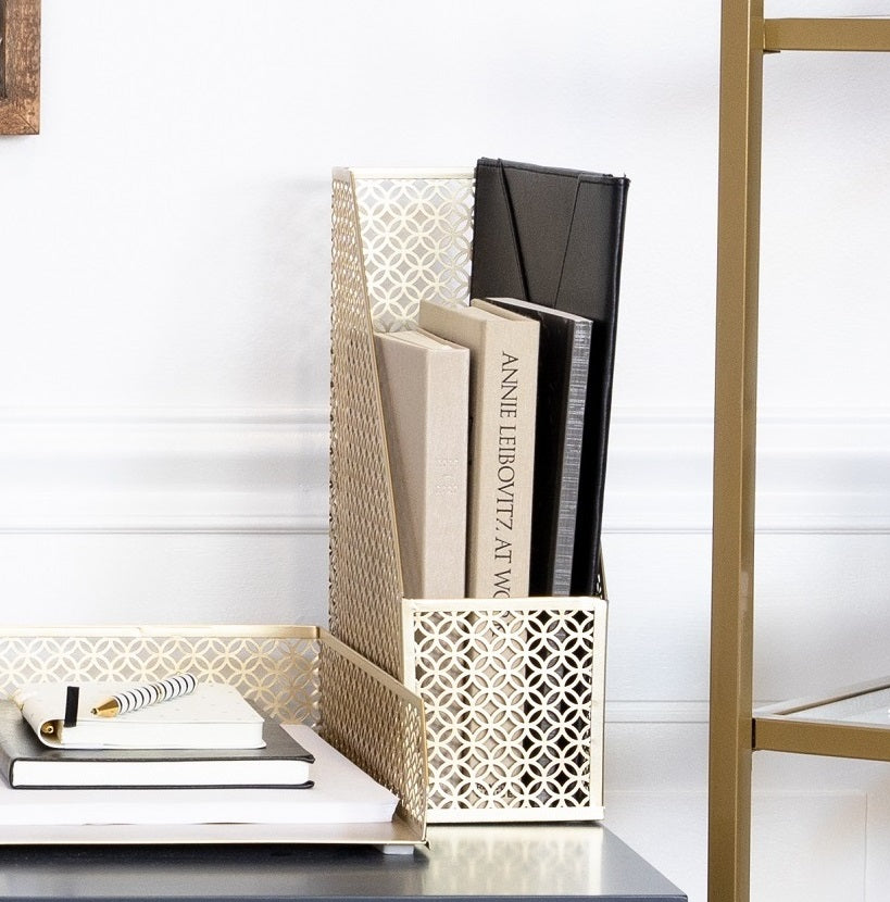 Gold Desk Accessories for Women Office 6 Piece Gold Desk Set Gold Offi ...