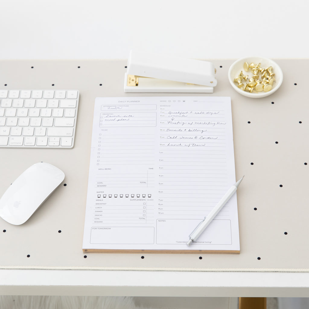 Daily Planner To-Do List Notepad - 50 Page Daily Planner Pad Checklist ...