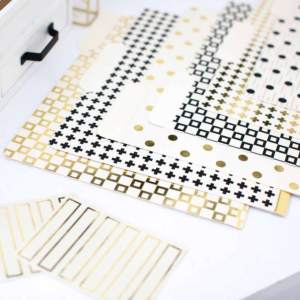 Decorative File Folders - 1/3 Cut Tabs - Letter Size - Set of 12 - 2 E ...