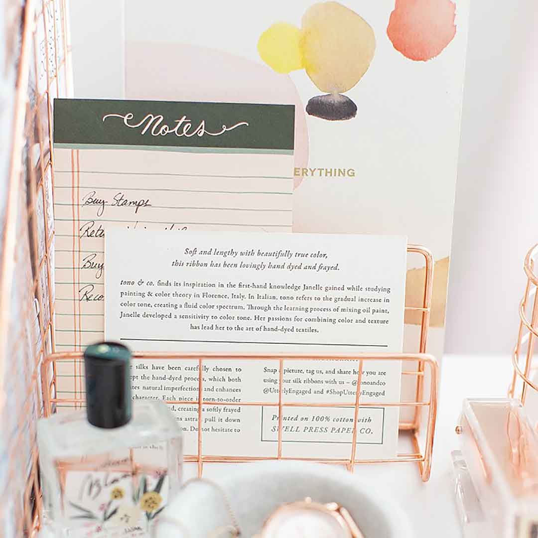 Monte Rose Gold Stackable Paper Tray - Set of 2 - Metal Wire -Letter S ...